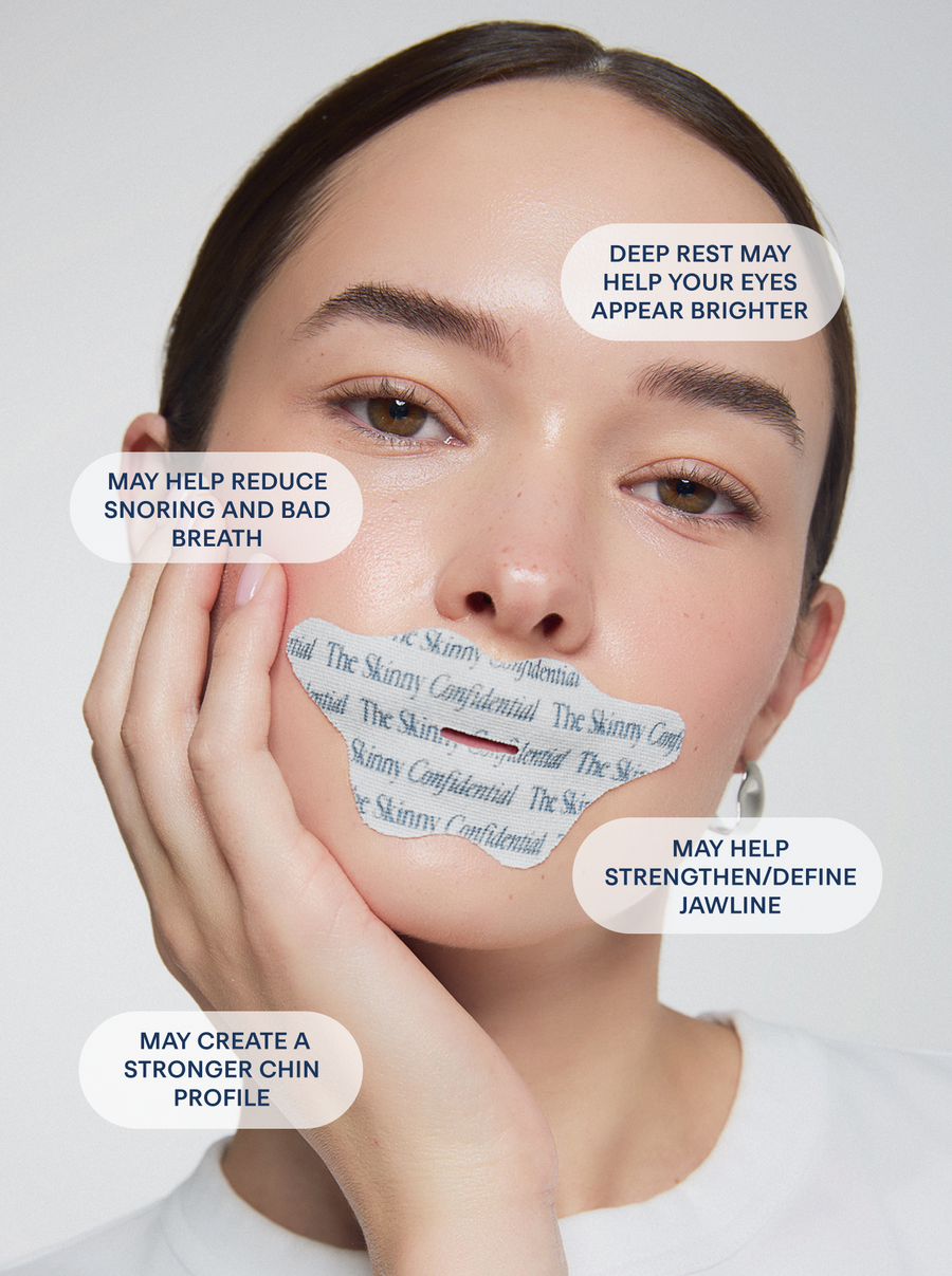 Mouth Tape For Sculpted Jawline, Bright Eyes & Less Snoring
