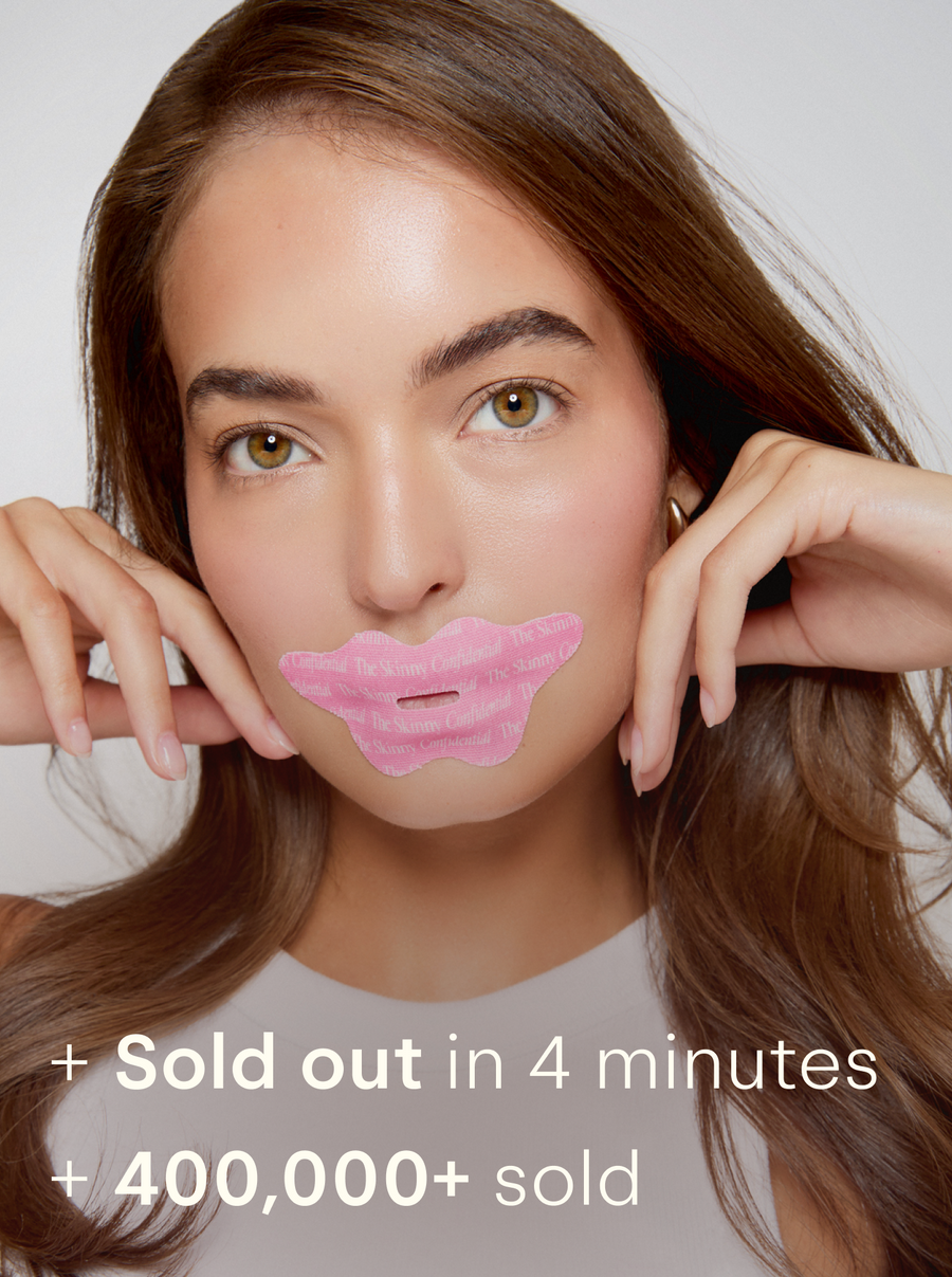 Skinny Confidential Mouth Tape Supports a Sculpted Jawline